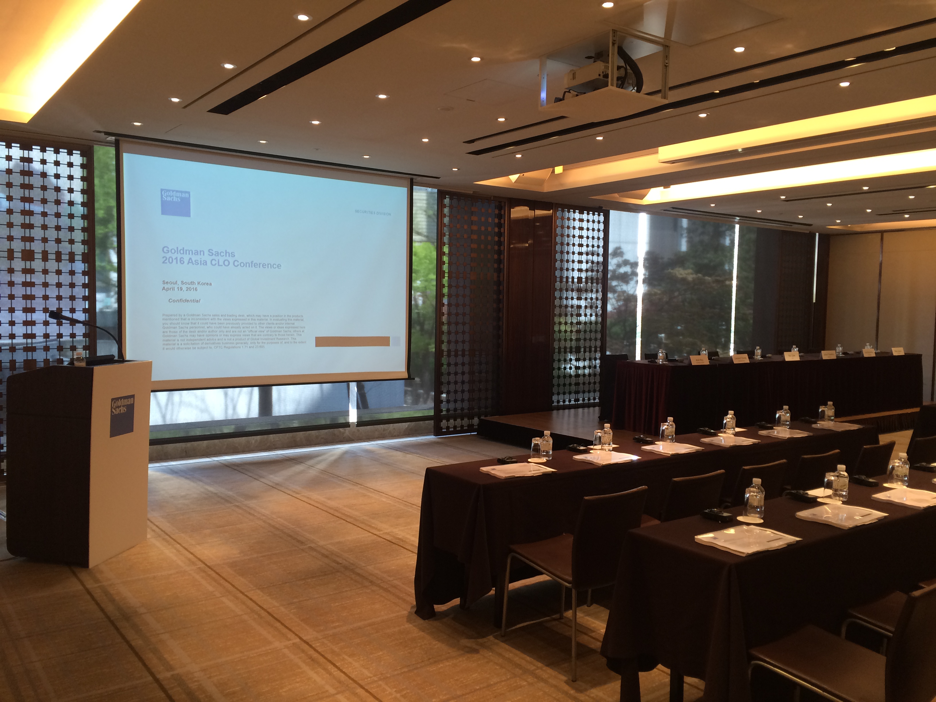 Goldman Sachs Conference - ARA SYSTEM